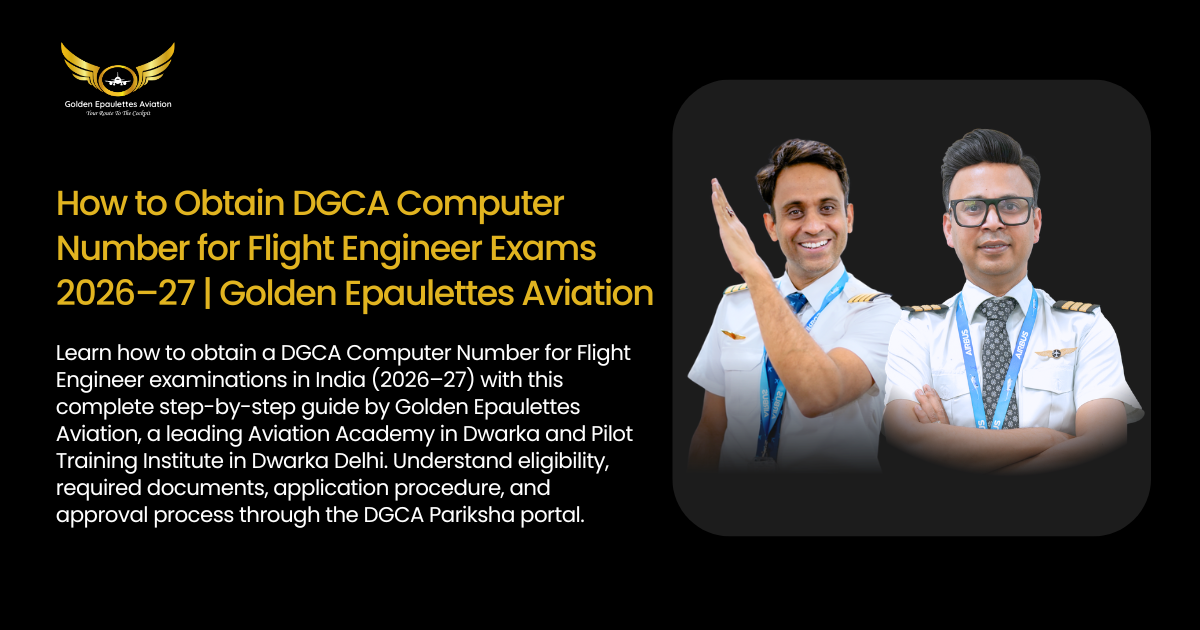 DGCA Computer Number for Flight Engineer Exams 2026-27 | Golden ...