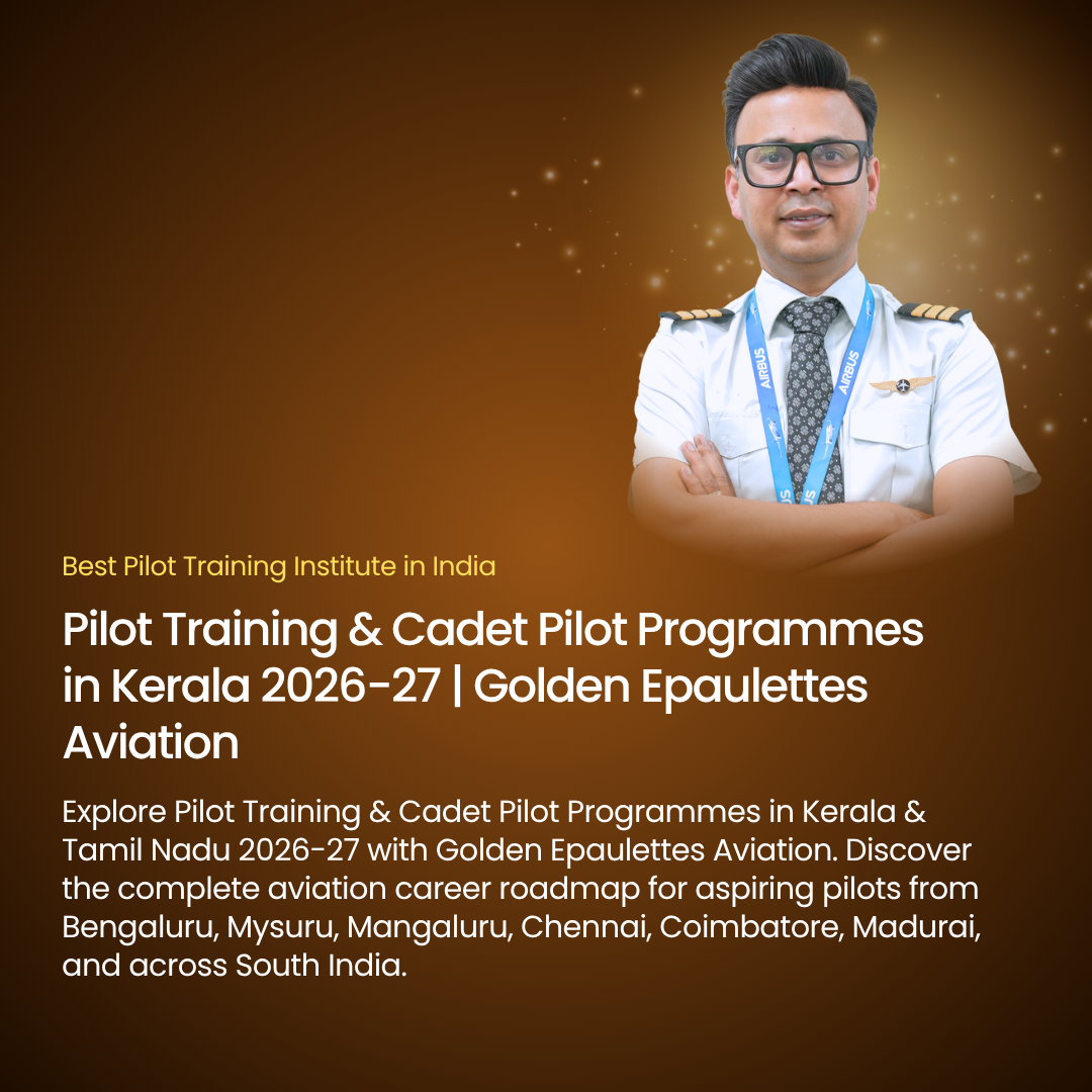 Pilot Training & Cadet Pilot Programmes in Kerala 2026-27 | Golden ...